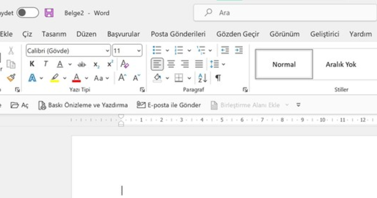 Word'deki Aa tuşu ne işe yarıyor (acil)? - KizlarSoruyor