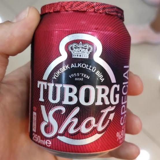 "3 tane tuborg shot, 1 tane normal tuborg kırmızı" çarpar mı ...