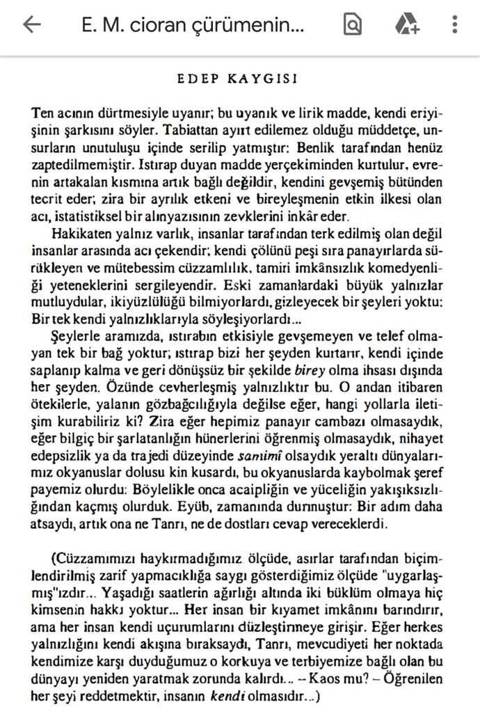 "Dünya hassas kalpler için cehennemdir" cümlesi hakkında ne ...