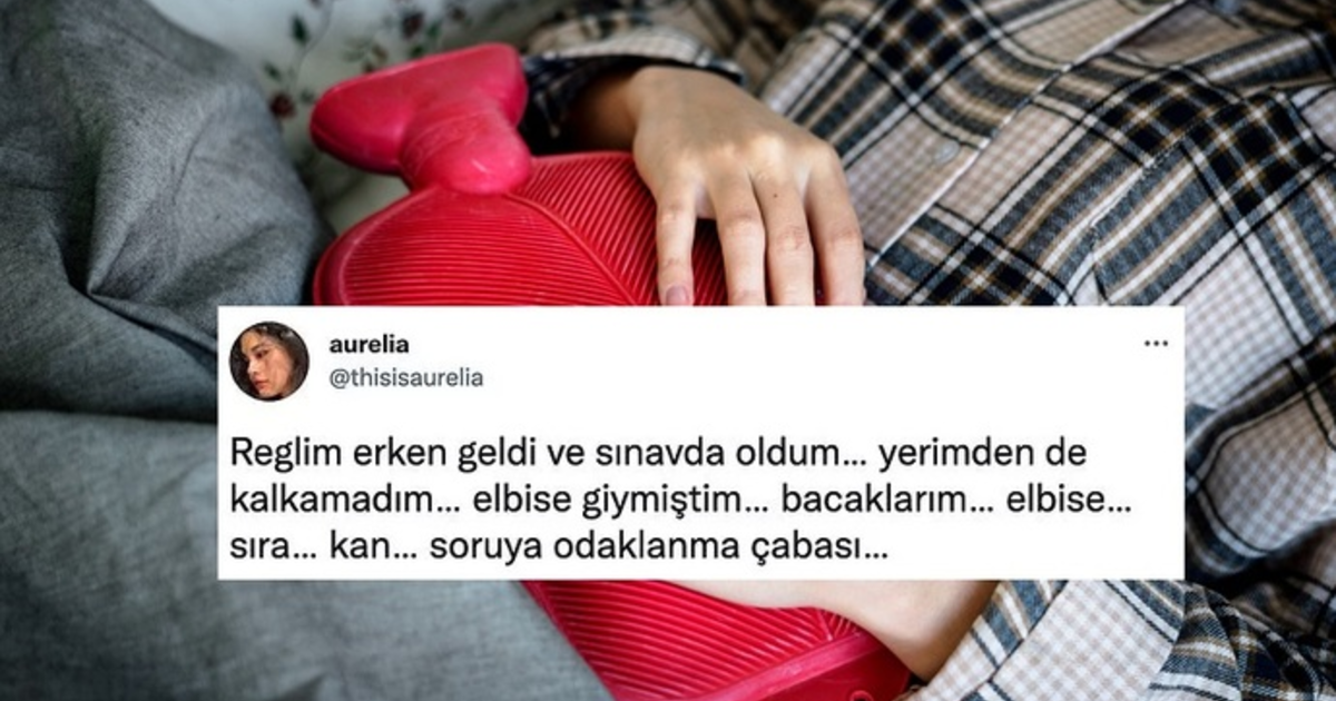 YKS sınavında regl olduğunu anlatan kız tepkilerin odağı oldu! Regl ...