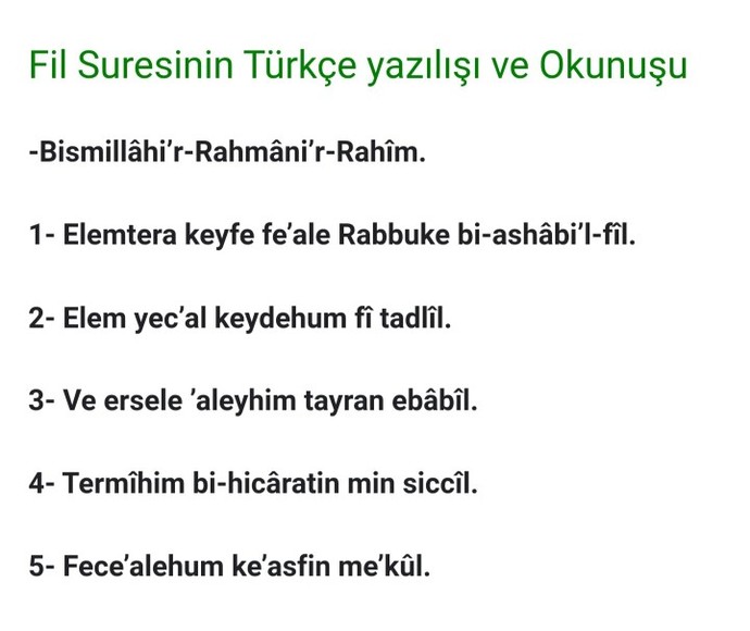 Tam 4 gündür kısa bir sure (fil suresi) ezberlemeye çalışıyorum ama ne ...