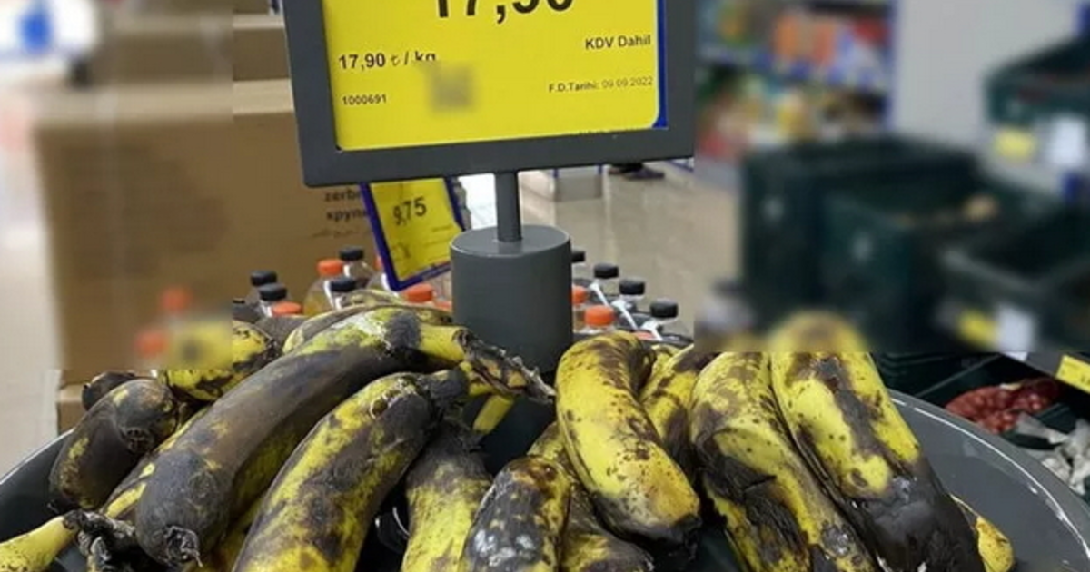 Marketlerde çürümüş muz 18 liradan satılıyor! Bu muzu alır mıydınız ...