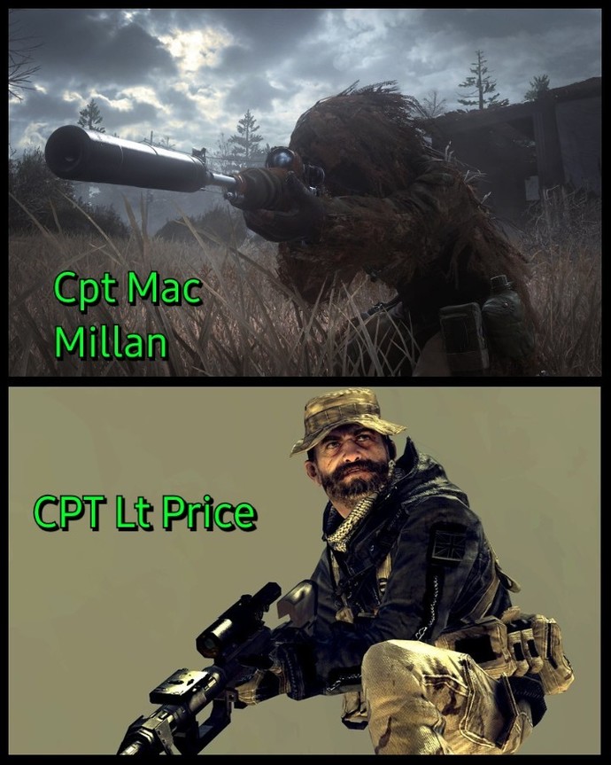 Captain Mac Millan mı? Yüzbaşı (Captain) Price Mı? Call OF Duty Oyunun da Hangi Karakteri Bi Tık ...