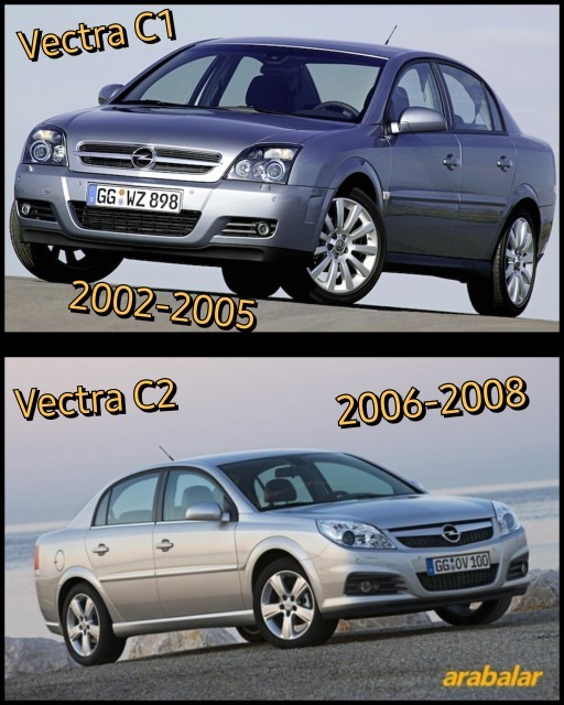 Opel'in 2009 yılı öncesi D segmenti konumunda yer alan Vectra C kasaya ...