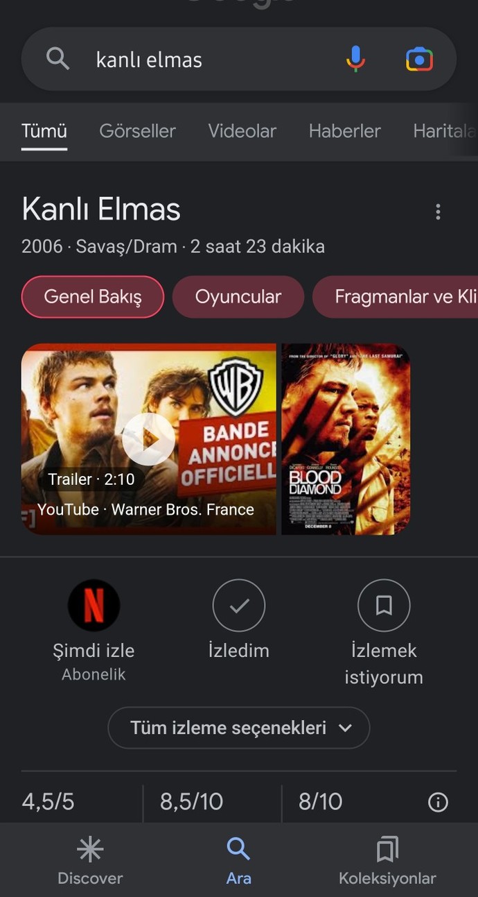 Kanlı Elmas filmini izlediniz mi? İzleyen arkadaşlar nasıl filmdi sizce ? - KizlarSoruyor