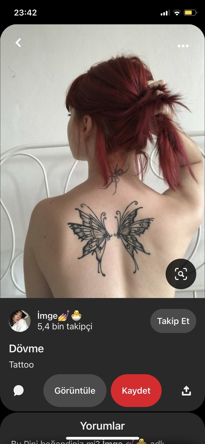 Sizce sırt dövmesi nasıl durur? - KizlarSoruyor