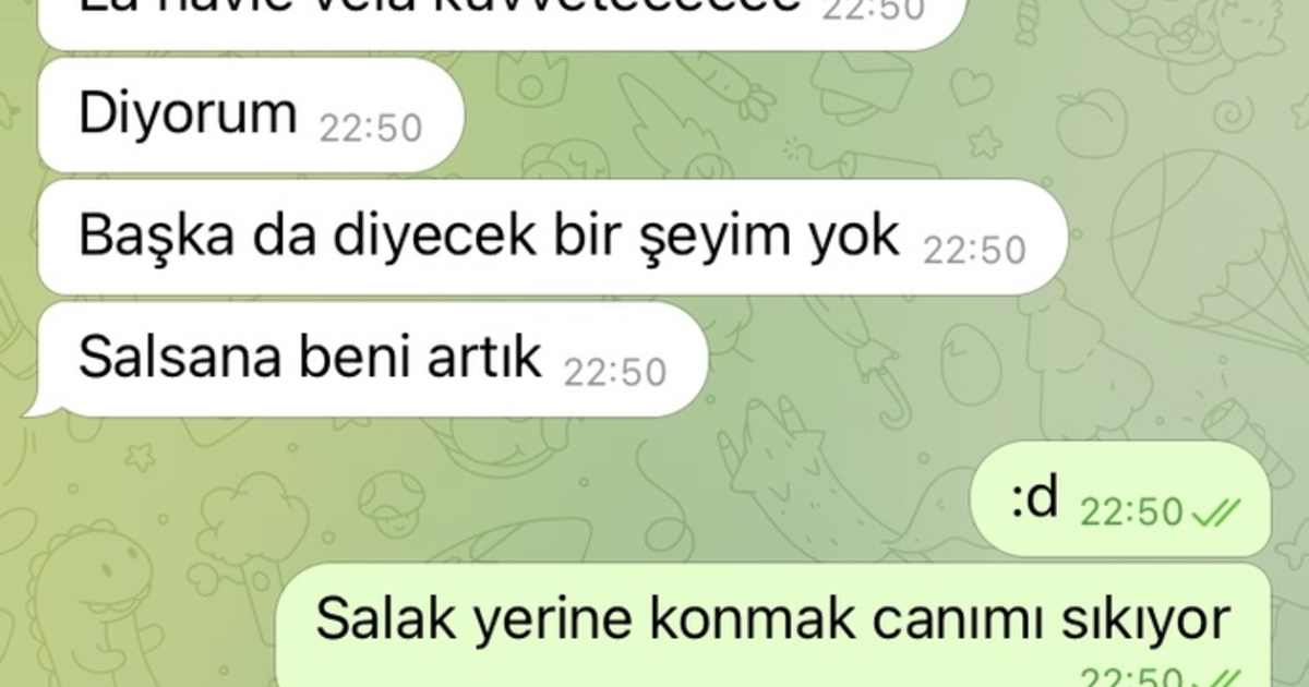 Konuşmak istemediğiniz halde herhangi bir sebeple bahane üretir misiniz ...