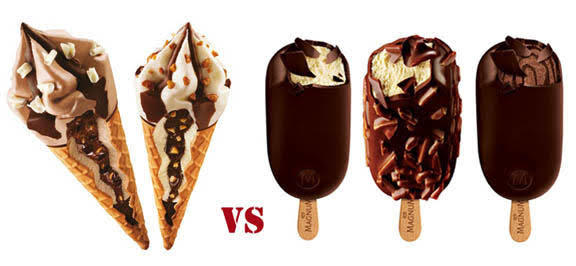 Hangi dondurma favoriniz! Cornetto mu Mangum mu? - KizlarSoruyor