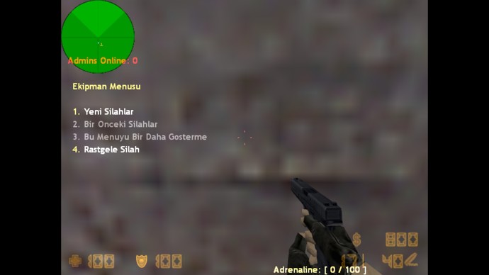 Counter-strike 1.6 da crosshair rengim değişmiyor ne yapmalıyım ...