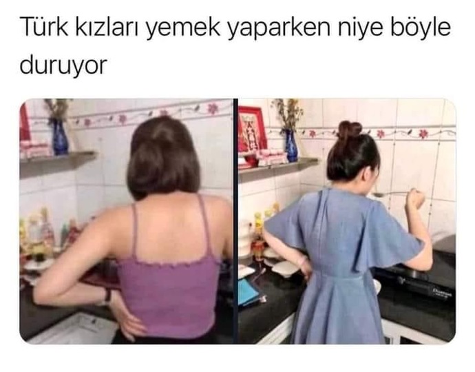 Türk kızları yemek yaparken eller neden belde? - KizlarSoruyor
