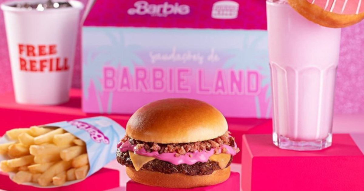 Brezilya'daki Burger King menüsüne Barbie temalı hamburger ekledi ...