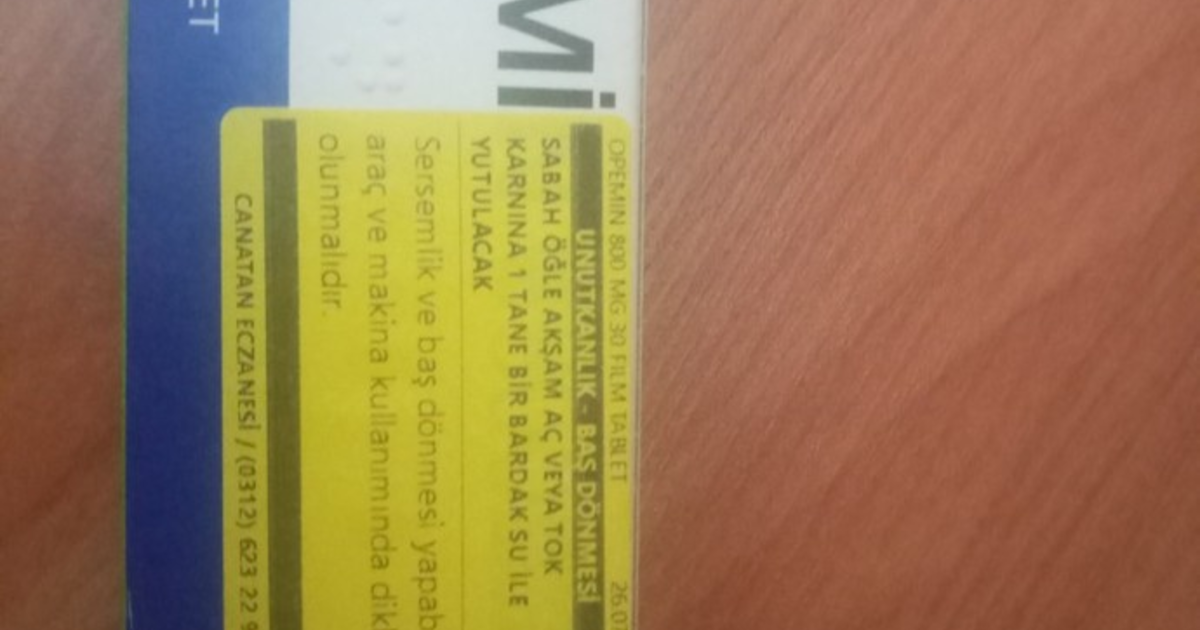 Opemin 800 ilacı dikkat dağınıklığına iyi gelir mi? - KizlarSoruyor