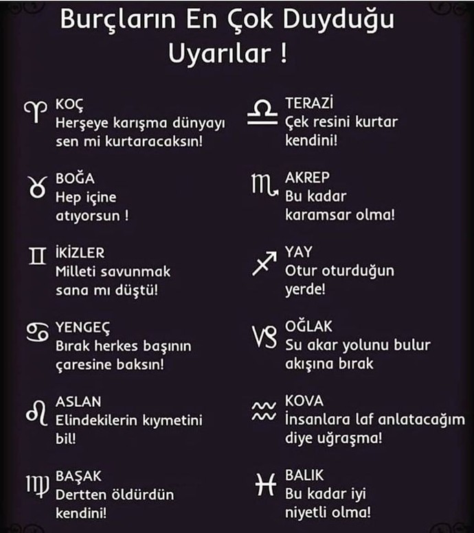 Burçların en çok duyduğu uyarılar neler? - KizlarSoruyor