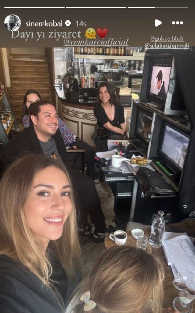Sinem Kobal'dan heyecanlandıran paylaşım! Dizi setlerine geri mi ...