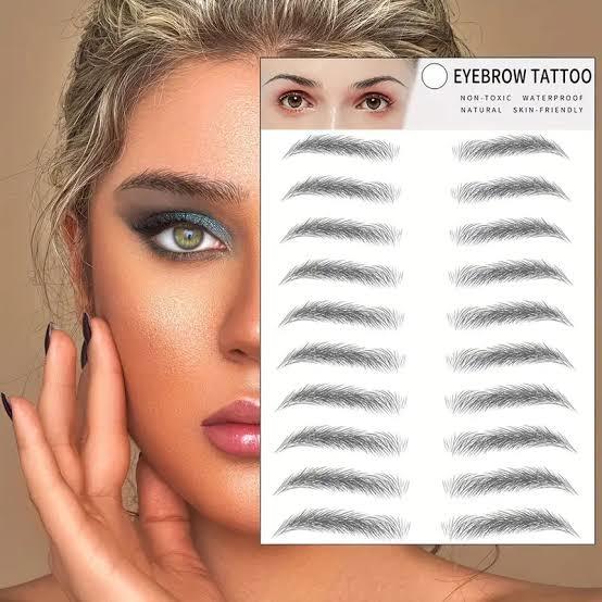 Hiç yapışkanlı kaş dövmesi yaptınız mı? - KizlarSoruyor