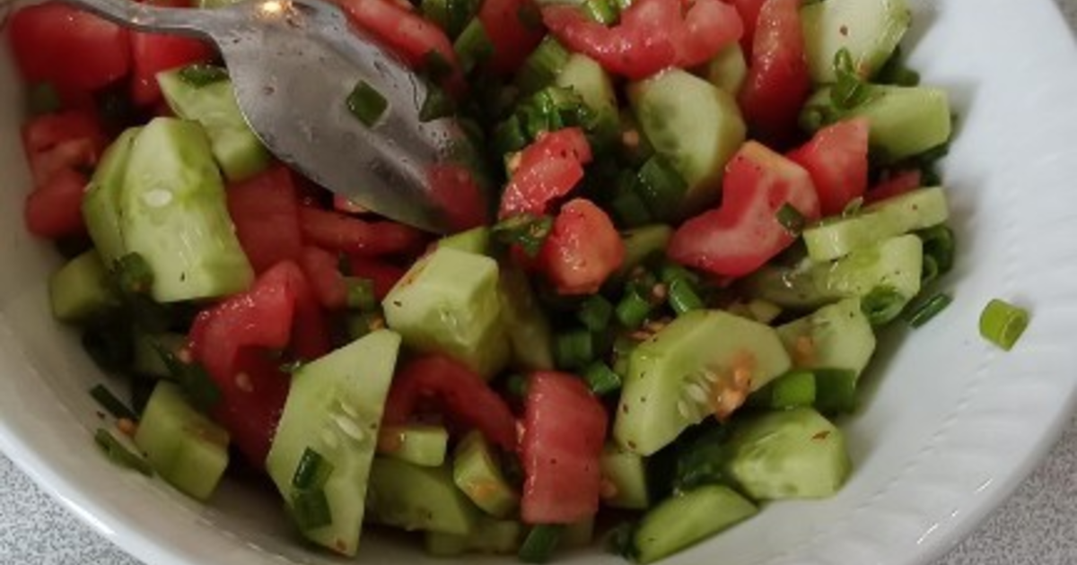 Sizce salatam nasıl gözüküyor size salata yapsam yer miydiniz ...