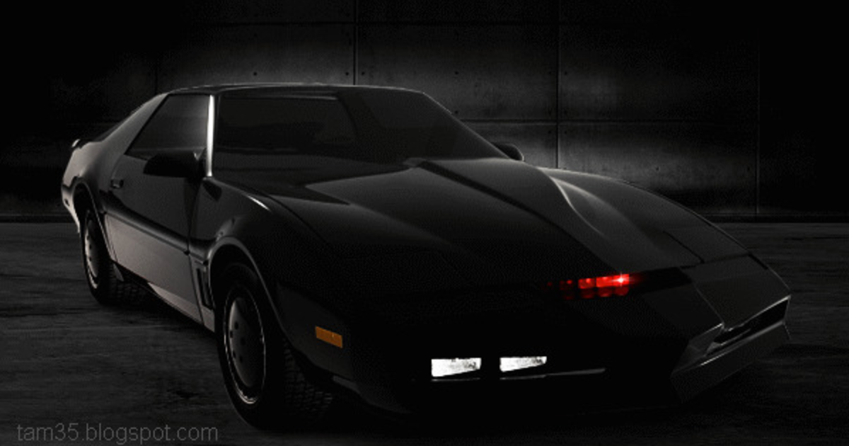 Knight rider daki Kara şimşek Kitt vs karr vs Leyla komiser yarış ...