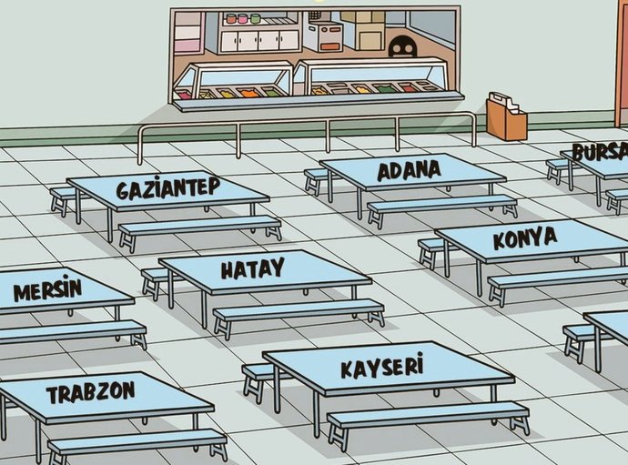 Çok acıktın hangi masaya oturup yemek yerdin? - KizlarSoruyor