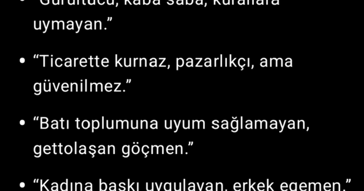 Biz türklerin aslında çok iyi bir toplum olmadığını biliyor muydunuz ...