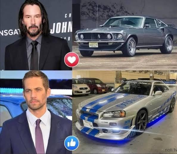Keanu Reeves'in kullandığı Mustang mı, Paul Walker'in kullandığı GT-R ...
