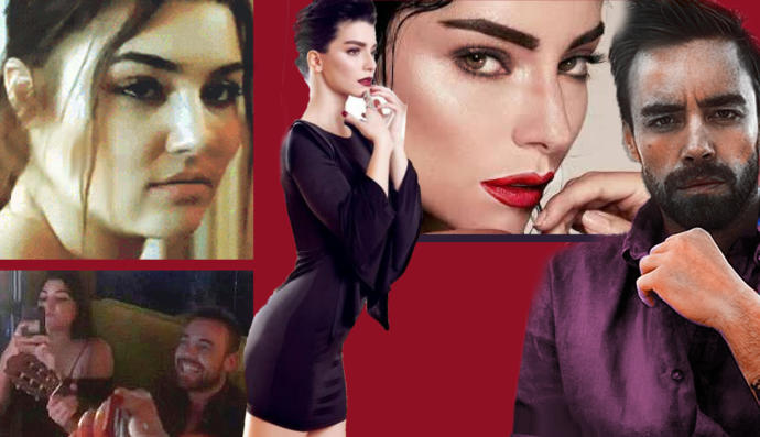 Hande Bazlama rölünde! Erçel, rol aldığı diziden paylaşılan resimde ...