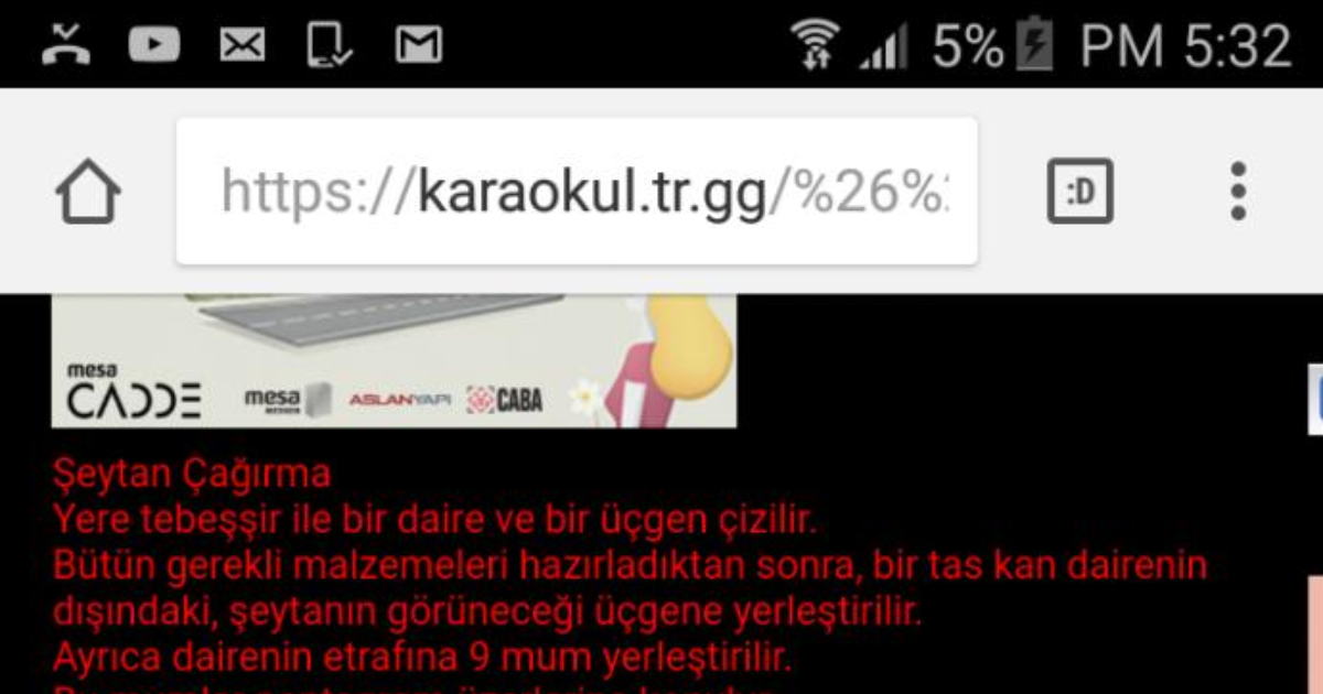 Şeytan çagırma hakkında bilgisi ol. anlar? - KizlarSoruyor